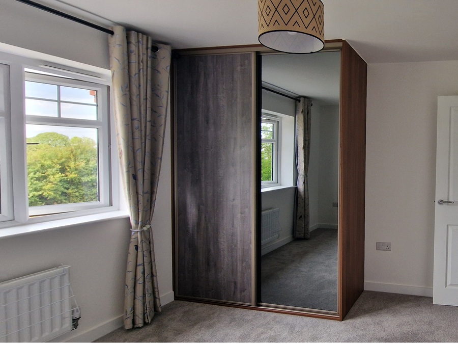 Wood Finish Sliding Wardrobes - My Sliding Wardrobe